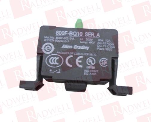 800F-BQ10 Accessory/Bulb/Cap/Contact/Transf by ALLEN BRADLEY