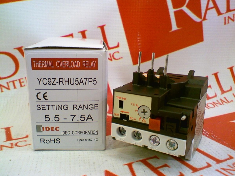 YC9Z-RHU5A7P5 Solid State Overload/Relay by IDEC