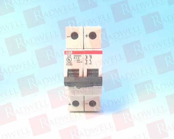 S202UDC-K3 Molded Case Circuit Breaker by - ABB - ASEA BROWN BOVERI