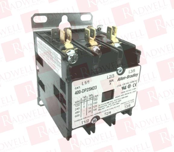 400-DP25ND3 Contactor by ALLEN BRADLEY
