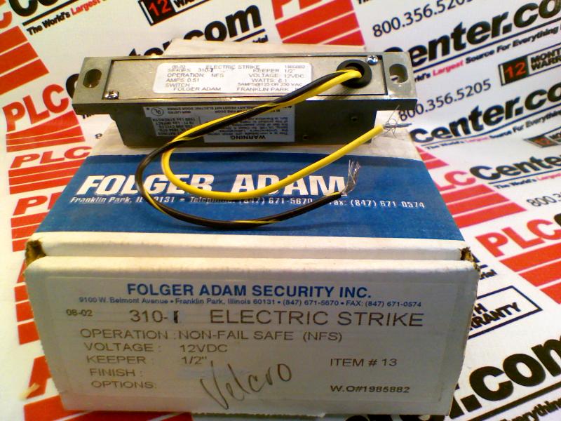 310-1A Electrically Operated Lock by FOLGER ADAM