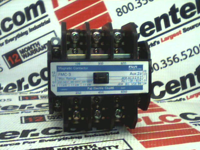 FMC-3-200-2A 240-380/440-500/550V Contactor by FUJI ELECTRIC