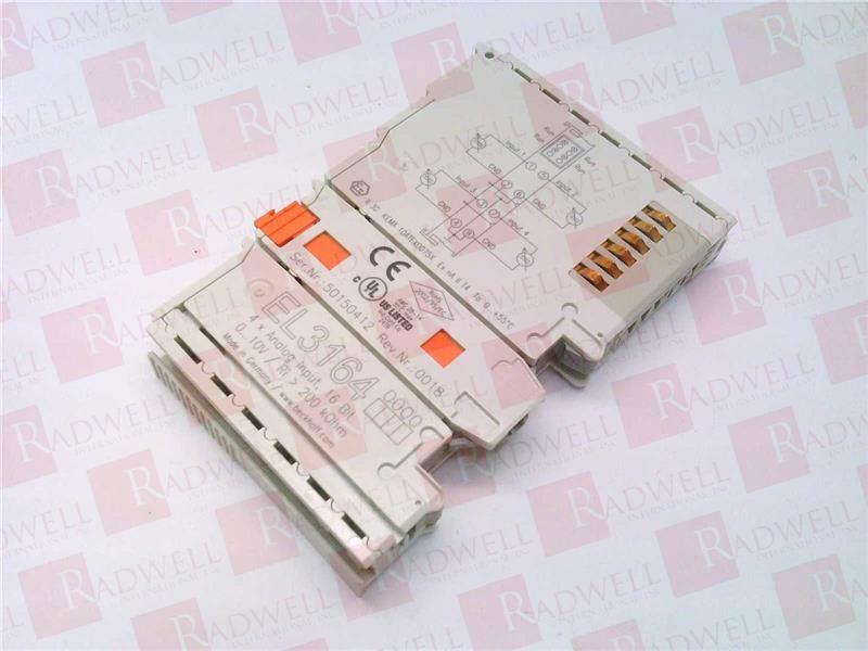 EL3164 VDC Logic I/O Module by BECKHOFF