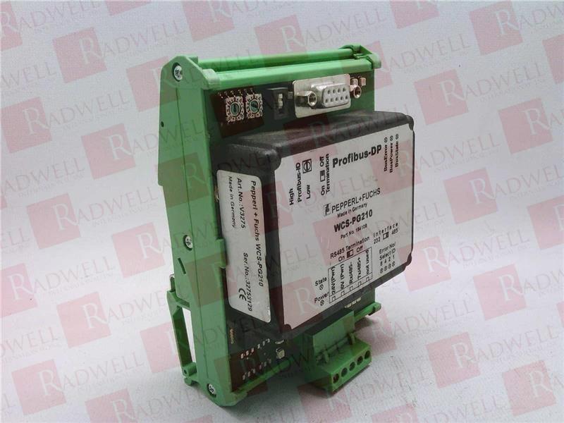 Wcs Pg210 Photoelectric By Pepperl And Fuchs