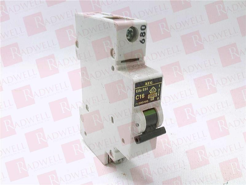 E81-C16 Din Rail Mount Circuit Breaker by EEC AEG