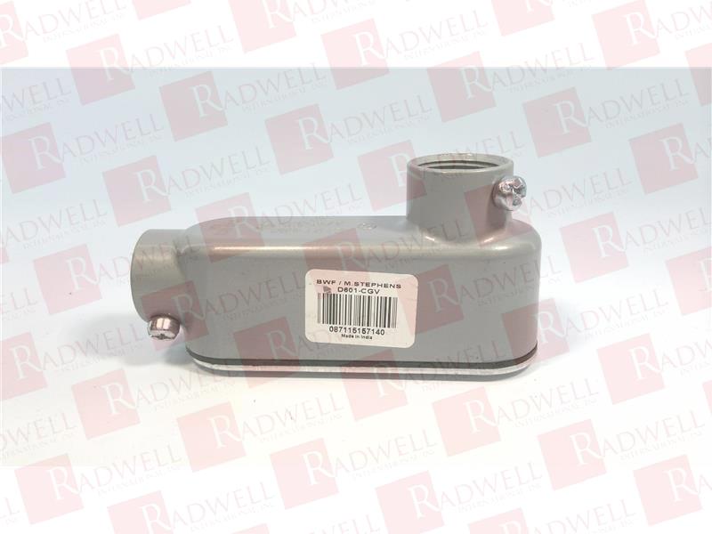 D601-CGV Conduit/Fitting by BWF MANUFACTURING INC