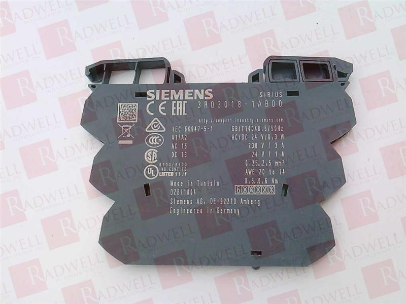 3RQ3018-1AB00 Relay/Socket by SIEMENS