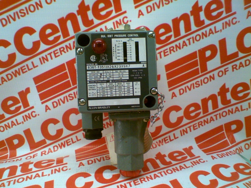 836T-T351JX26X23XX9X7 Pressure Switch by ALLEN BRADLEY