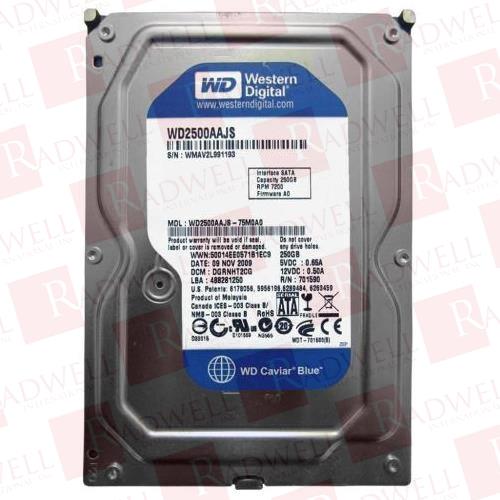 WD2500AAJS-75M0A0 Hard Drive by WESTERN DIGITAL
