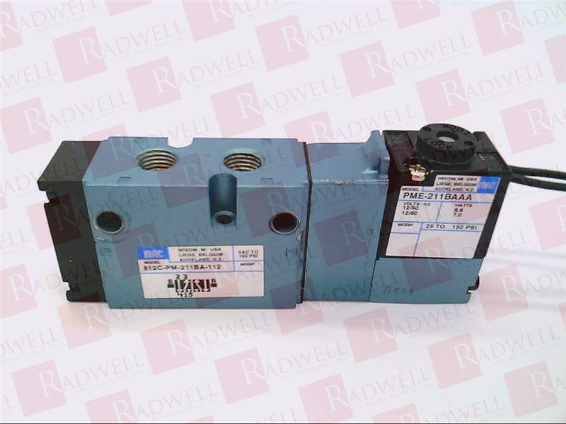812C-PM-211BA-112 Solenoid Valve by MAC VALVES INC