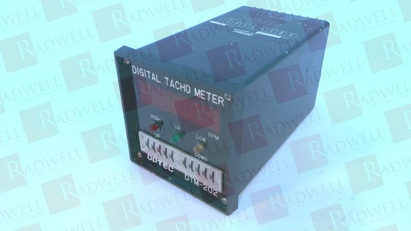 DTM-202 Tachometer/Generator/Speed Indicator by OPTEC
