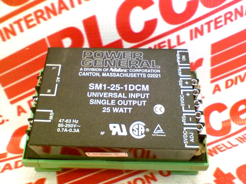 SM1-25-1DCM Power Supply by NIDEC CORP
