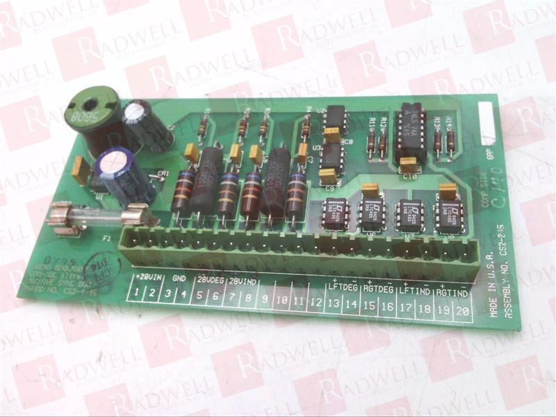 CS2-4-45 PC Board PLC/Add-On Board by OWENS BROCKWAY
