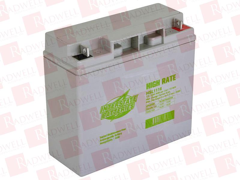 HSL1116 Battery by INTERSTATE BATTERIES