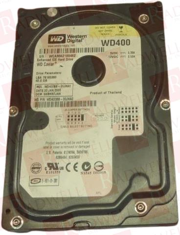WD400BB-00JHA0 Hard Drive by WESTERN DIGITAL