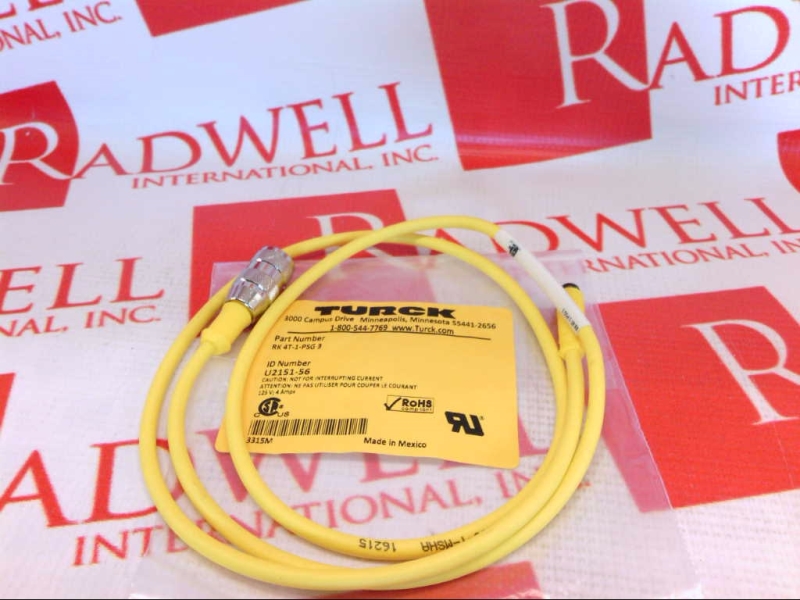 RK 4T-1-PSG 3 QD Cable/Cord Set by TURCK