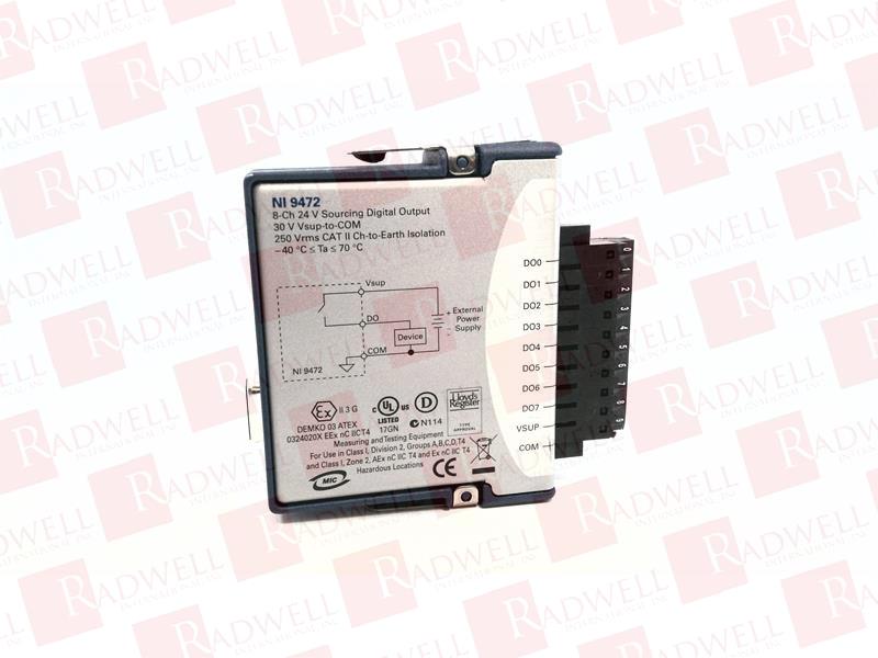 NI-9472 PLC Module/Rack by NATIONAL INSTRUMENTS