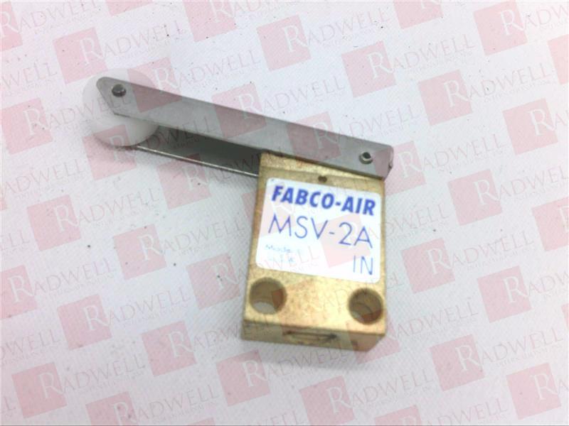 MSV-2A Control Valve by FABCO