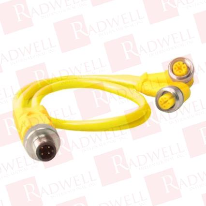 VBRS 4.4-2WK 4T-0.6/0.6/S90 QD Cable/Cord Set by TURCK