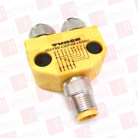 VB2-FSM 4.5/2FKM 4.5/S651 QD Cable/Cord Set by TURCK