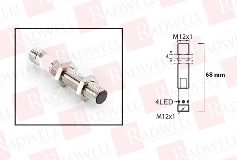 FCM1-1202P-BRU4-SUB Proximity Switch by RADWELL VERIFIED SUBSTITUTE
