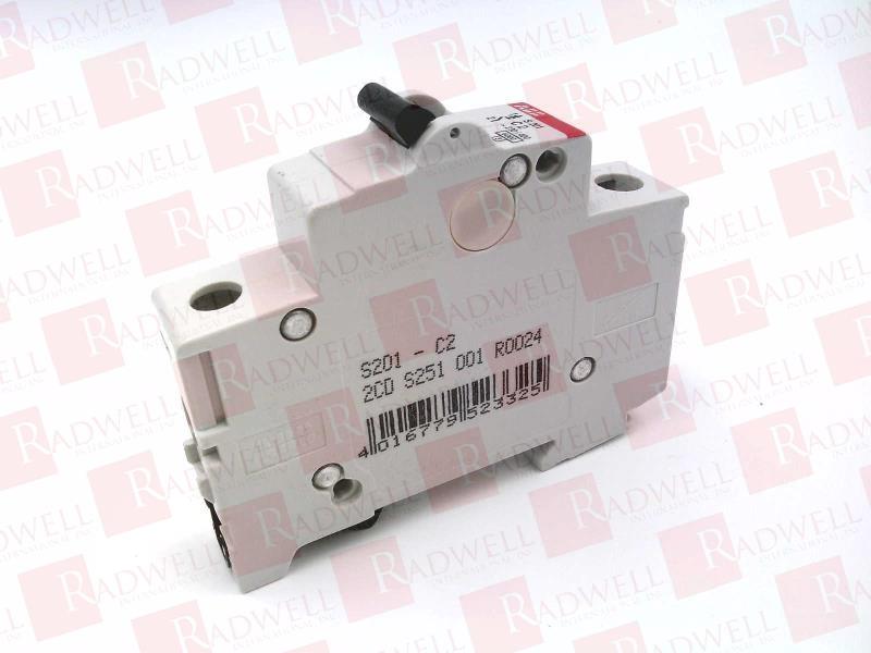 S201-C2 Molded Case Circuit Breaker by - ABB - ASEA BROWN BOVERI