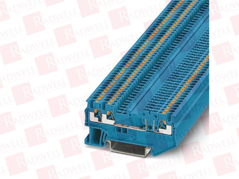 PT 1,5/S-TWIN-TG BU Terminal Blk/Strip Wiring Dev by PHOENIX CONTACT