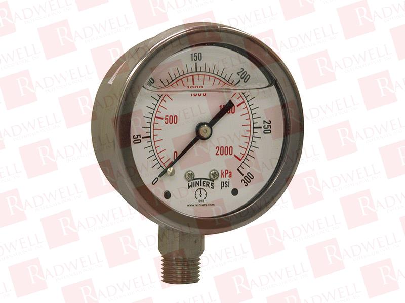 PFP827-WBYG Pressure Gauge by WINTERS