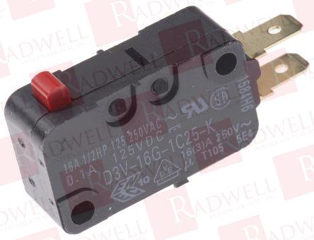 D3V-16G-3C25 Microswitch/Miniature Switch by OMRON