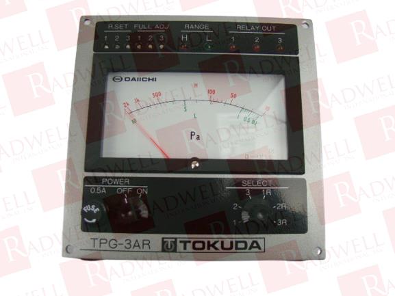 TPG-3AR Pressure Control by TOKUDA