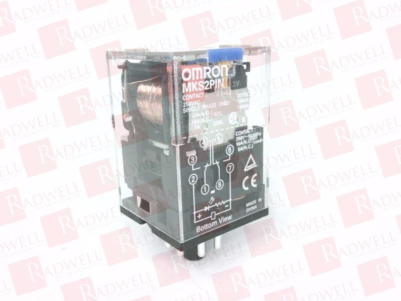 MKS2PIN DC12 Relay/Socket by OMRON