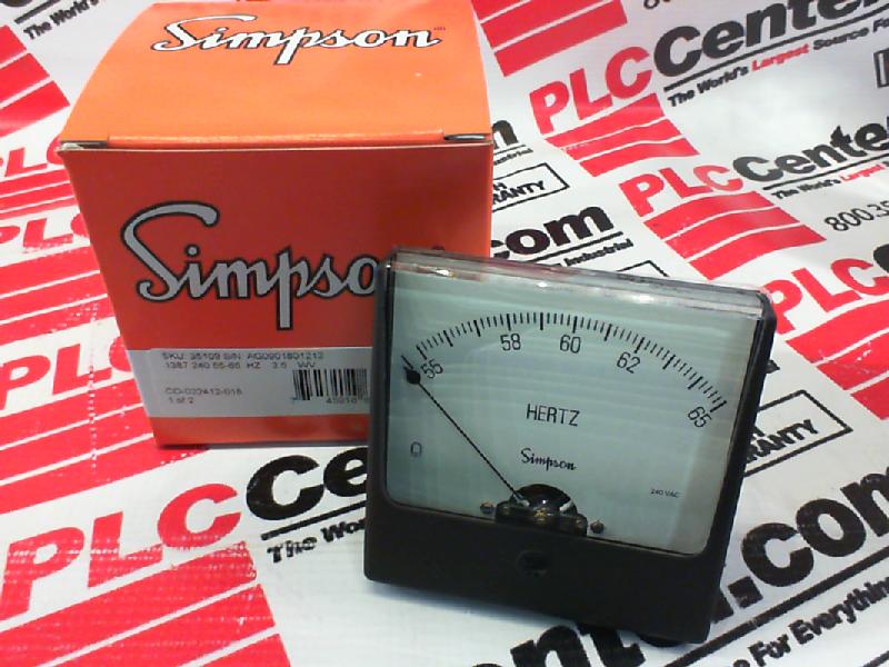 35109 Panel Meter by SIMPSON