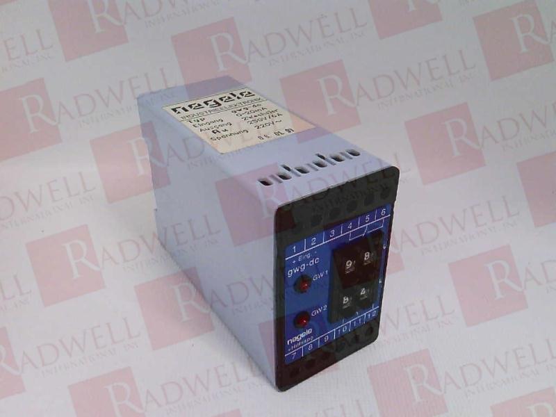 GWG-DC-220VAC Safety Relay by NEGELE
