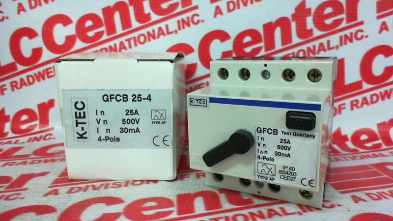 GFCB-25-4 Din Rail Mount Circuit Breaker by KTEC