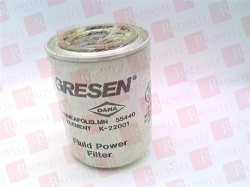 K-22001 Hydraulic Filter & Assembly & Components & Kit by GRESEN