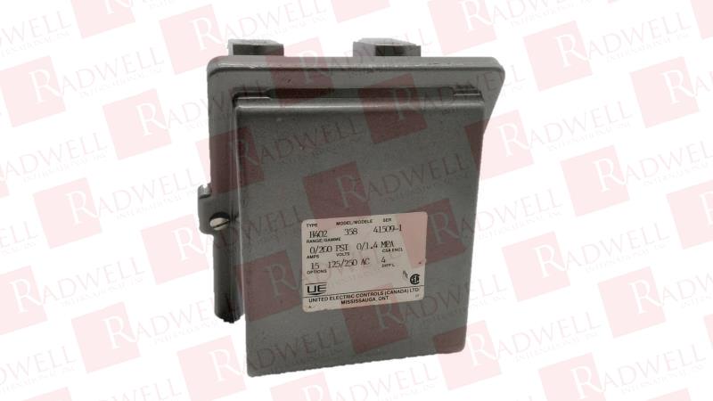 H402-358 Pressure Switch by UNITED ELECTRIC