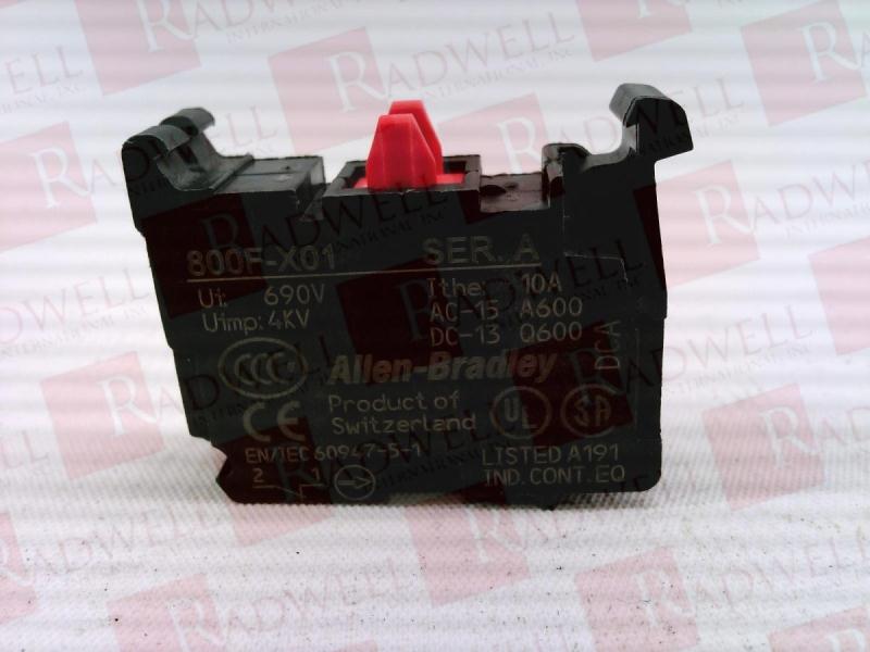 800F-X01-BP Accessory/Bulb/Cap/Contact/Transf by ALLEN BRADLEY