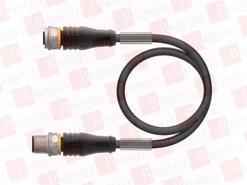 RKS4T-1-RSS4T/TEL QD Cable/Cord Set by TURCK