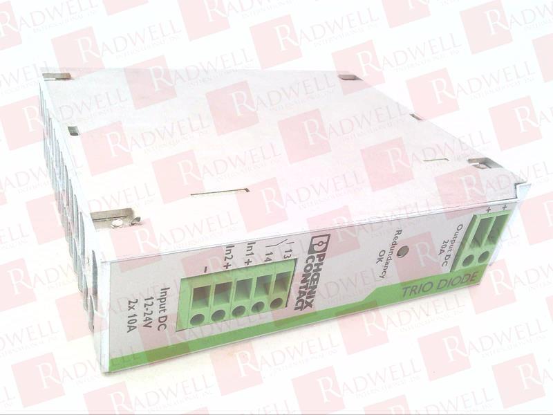 TRIO-DIODE/12-24DC/2X10/1X20 Safety Barrier/Diode by PHOENIX CONTACT