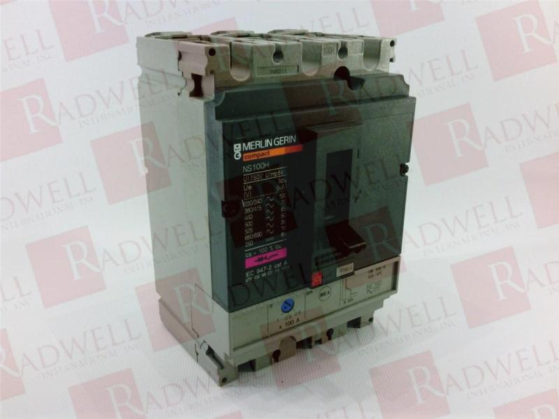 NS100H-TM100D Molded Case Circuit Breaker by MERLIN GERIN