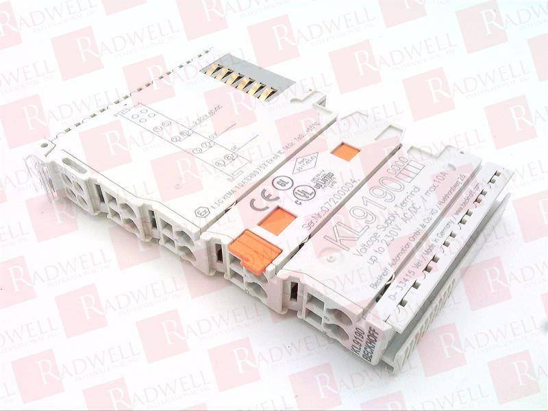 KL9190 PLC Programming Terminal by BECKHOFF