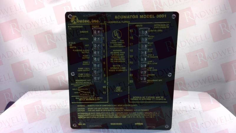 3001 Panel Accessory by ACUTEC INC