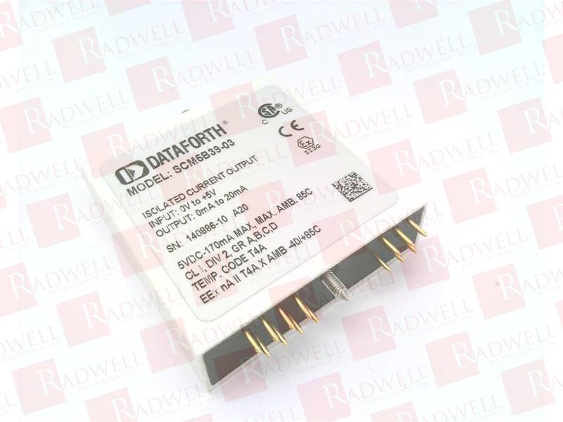 SCM5B39-03 Signal Conditioner/Transmitter by DATAFORTH