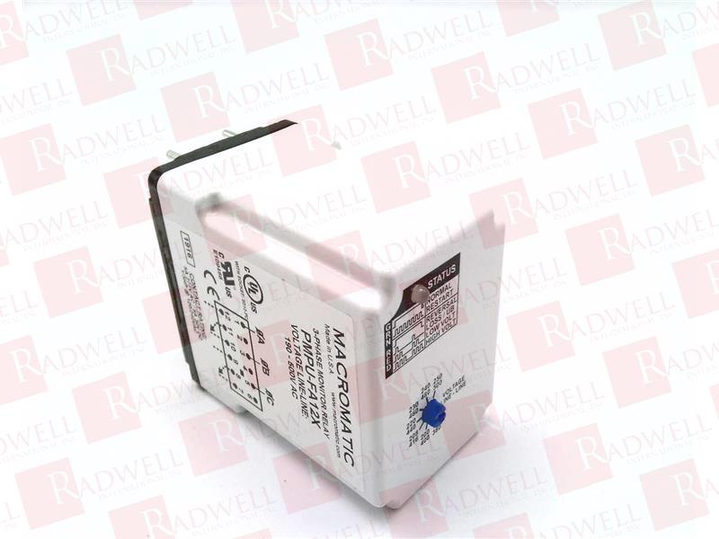 PMPU-FA12X Safety Relay by MACROMATIC