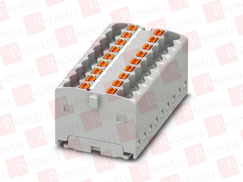 PTFIX 18X1,5 GY Power Distribution Block by PHOENIX CONTACT