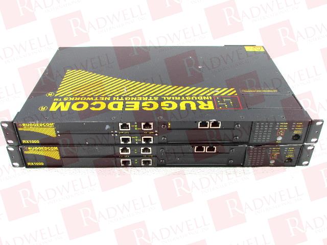 RX1100-F-RM-48-48-XX-XX-FX02-TX01-TC1-XXX-XX Networking Router by RUGGEDCOM