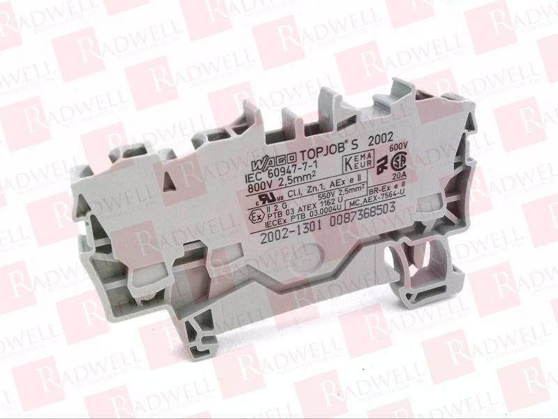 2002-1301 Terminal Blk/Strip Wiring Dev by WAGO