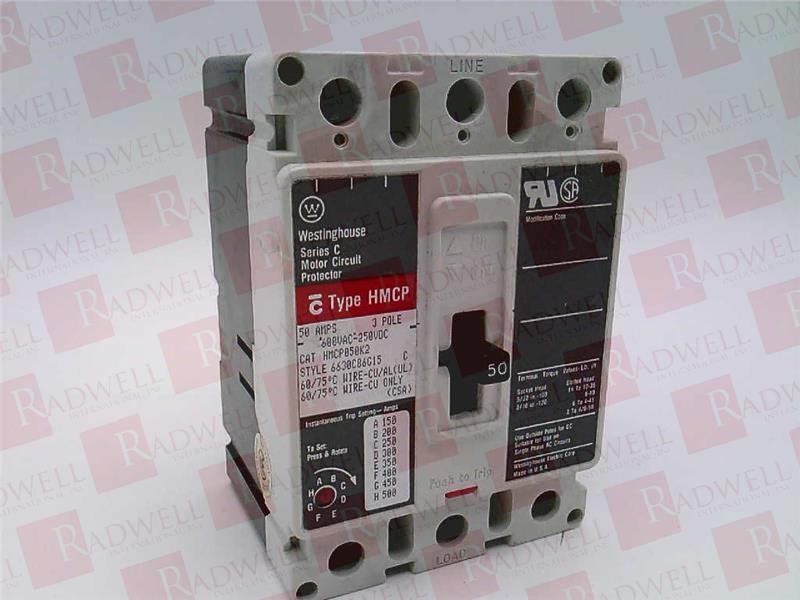 HMCP050K2 Molded Case Circuit Breaker by WESTINGHOUSE