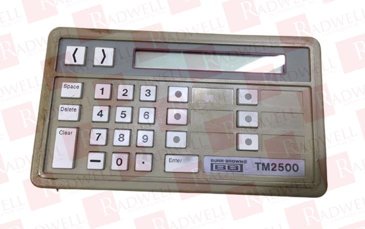 TM2500 Operator Interface by BURR BROWN