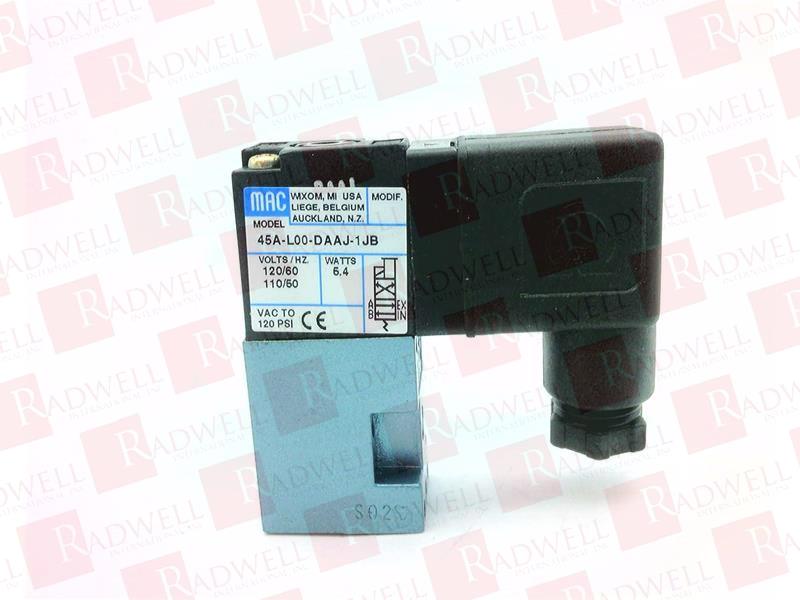 45A-L00-DAAJ-1JB Solenoid Valve by MAC VALVES INC